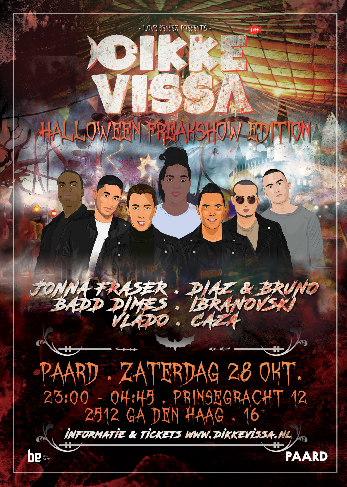 Dikke Vissa met Jonna Fraser, Diaz & Bruno and more - PAARD